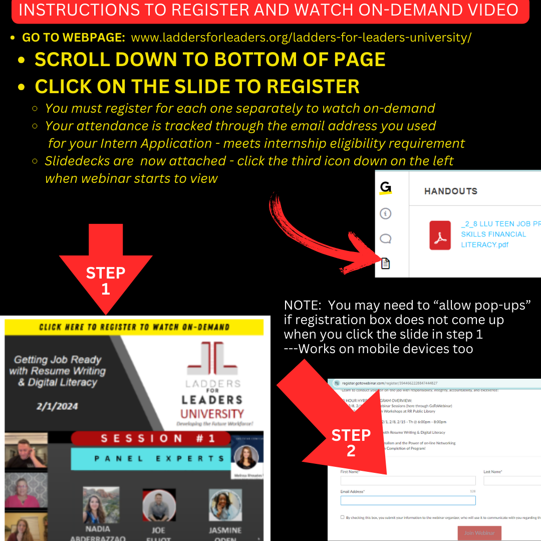 Ladders for Leaders University - Ladders For Leaders